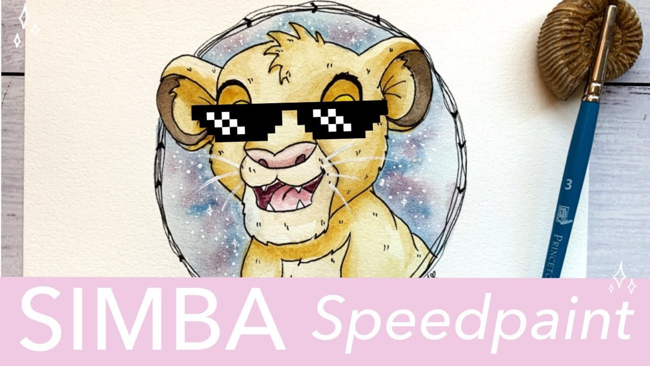 Watch me speedpaint Simba from Disney's 'The Lion King'