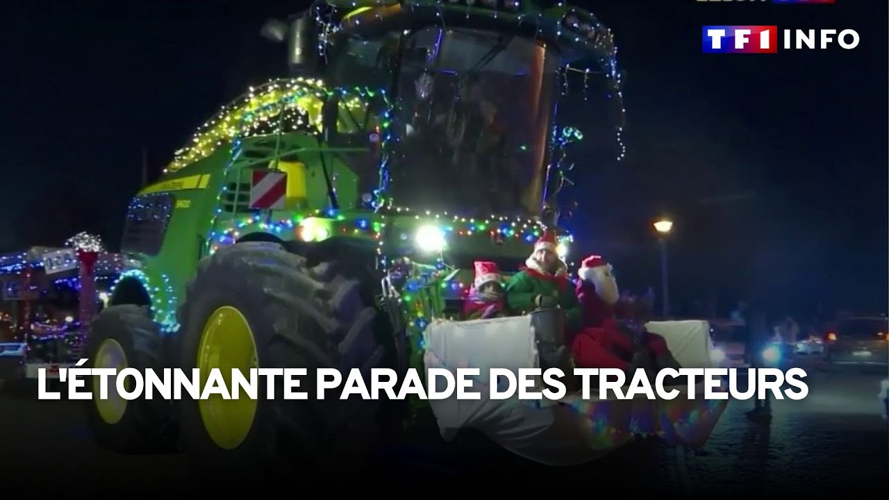 L'étonnante parade des tracteurs