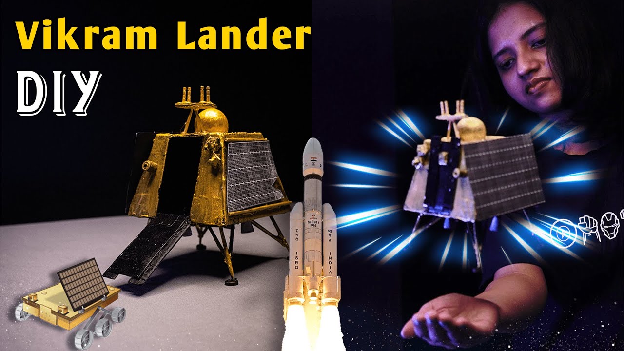 How to Make Vikram Lander DIY | Chandrayaan-3 Vikram Lander Module 🌕 #chandrayaan3