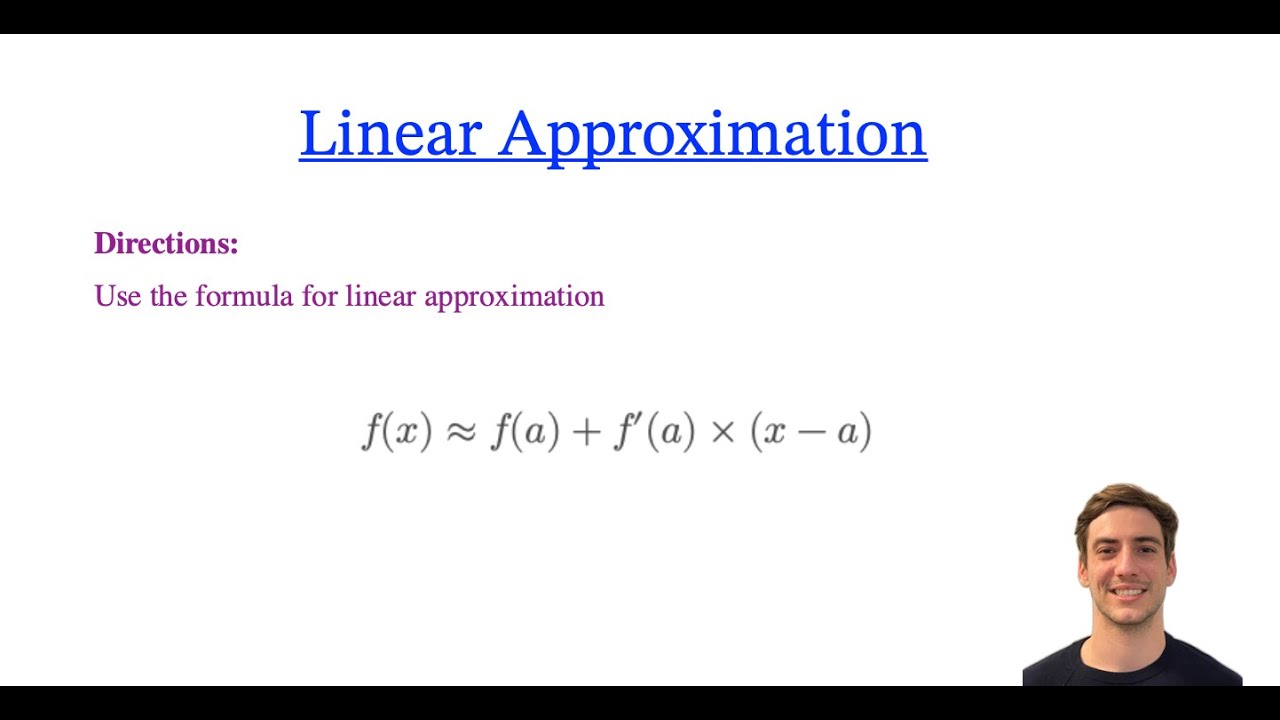 Math Calculus: Linear Approximation part 1 (Calculus Tricks)