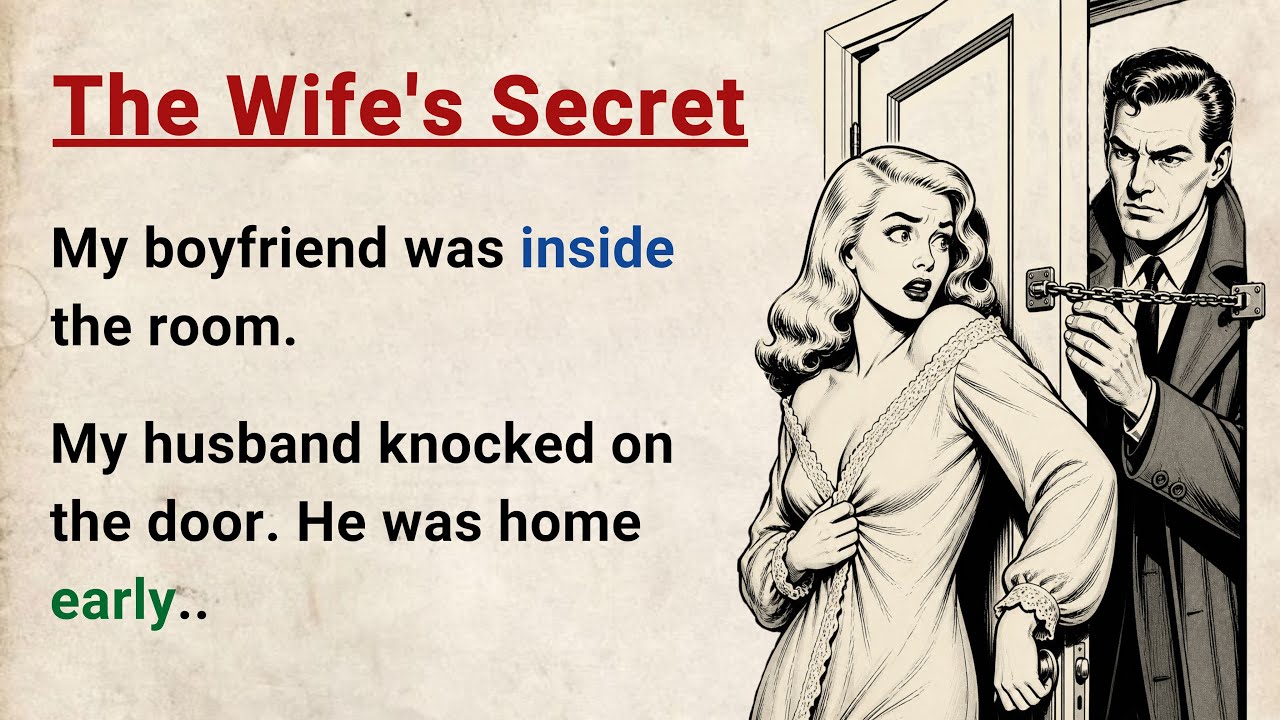 Learn English through Stories Level 3 ⭐ The Wife's Secret - Emotional English Story for Listening