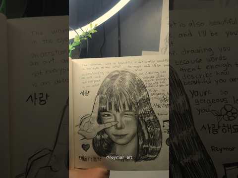 Pov: Me, I drew you because words are not enough to describe how beautiful you are. #shorts #art