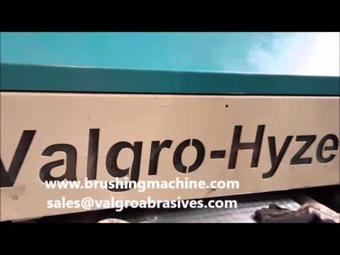 valgroabrasives: edge deburring machine valgro metal finishing system