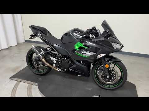 Used 2023 Kawasaki Ninja 400 EX400H Motorcycle for sale near Akron, OH.