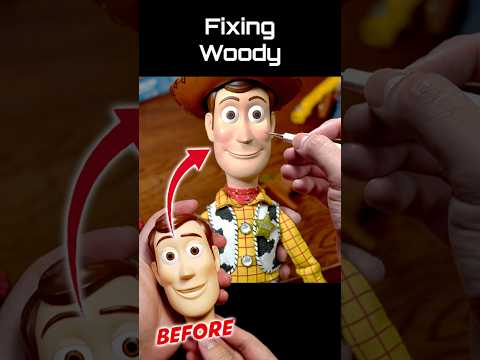Fixing a bad Woody doll to make it movie accurate #3dprinting #toystory #diy