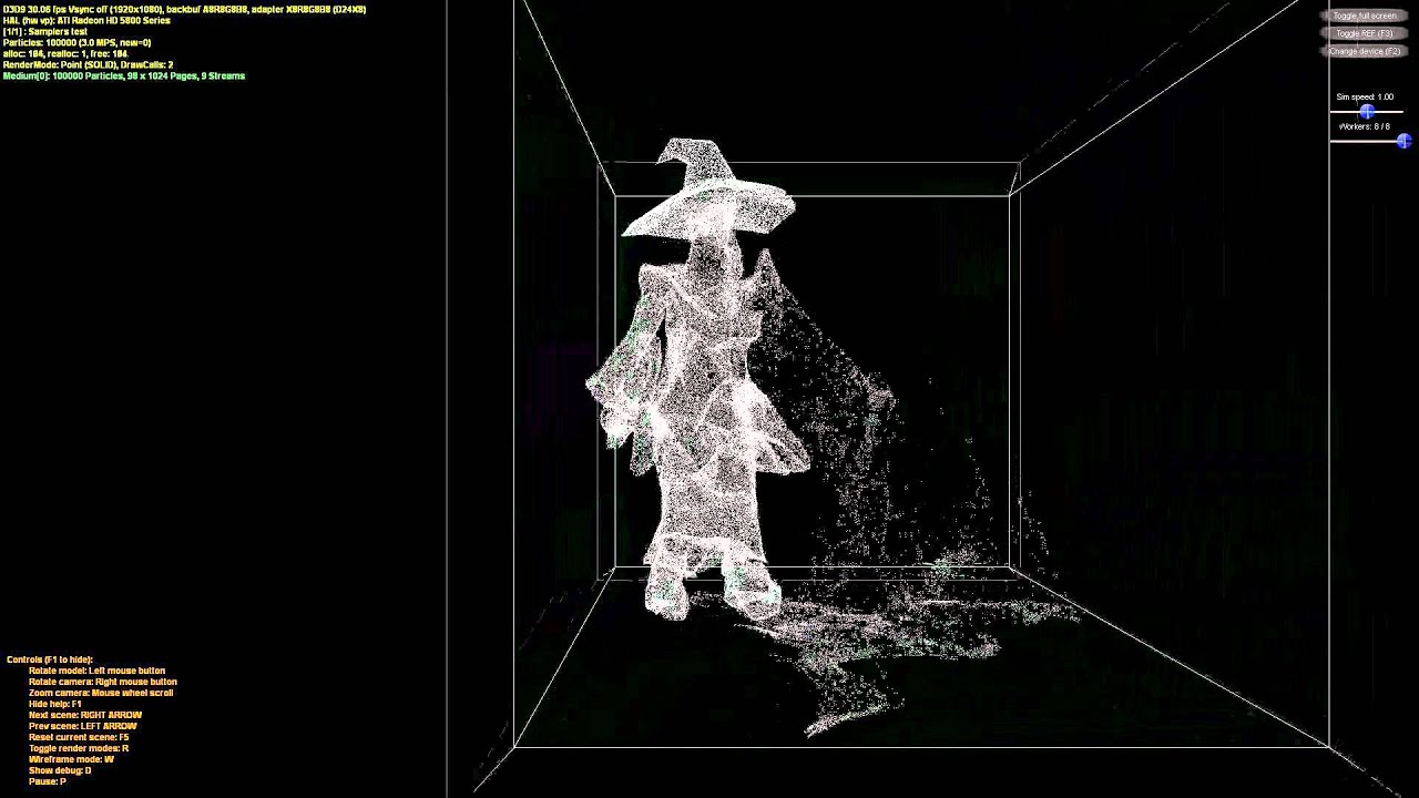 PopcornFX sample : Particle dissolution