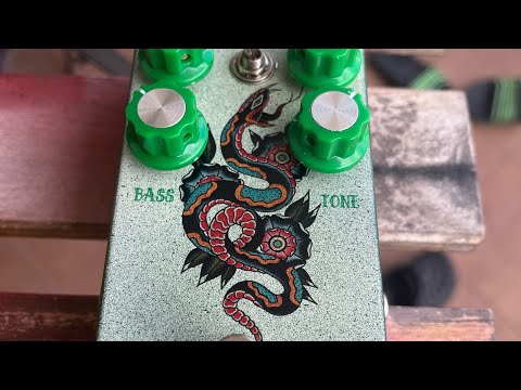 PPPC Sound Effects Tube Screamer "Green Snake" 2023 - Verde | Reverb