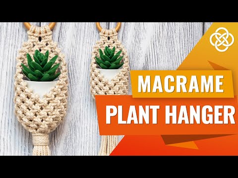 DIY Macrame Pods | Macrame Pot Hanger | Macrame Plant Hanger Tutorial