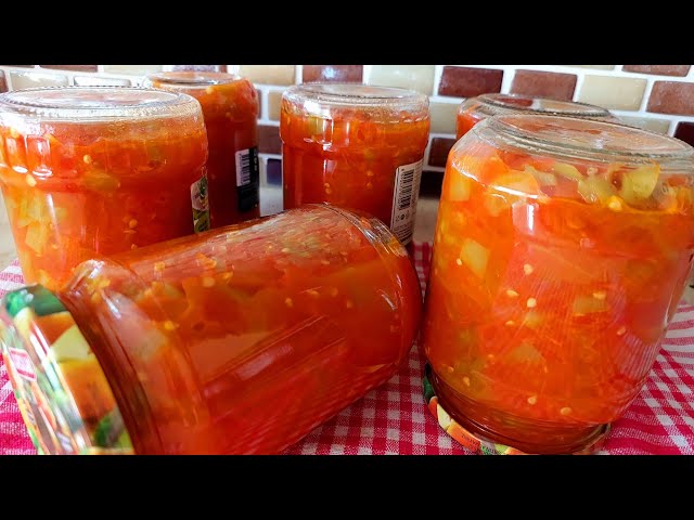 Kışlık Biber Domates Konserve (Videolu) - Nefis Yemek Tarifleri