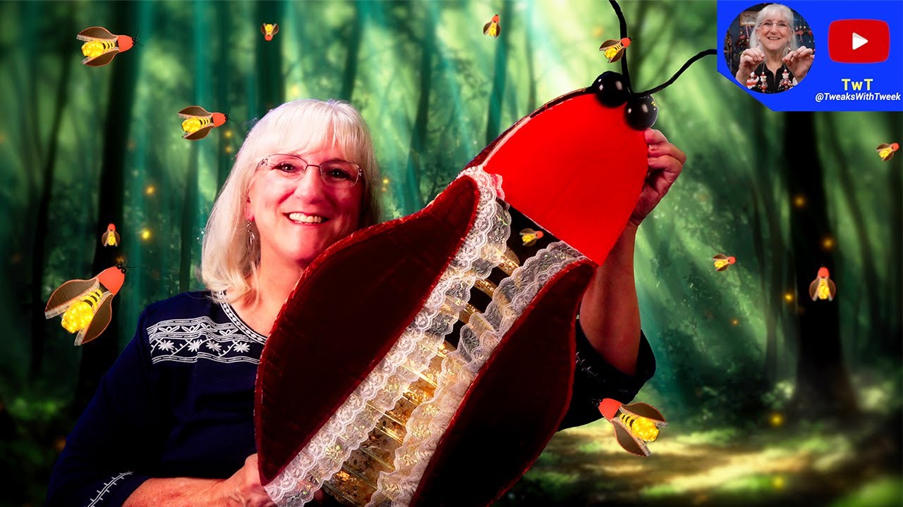 How to Make a Cardboard Firefly/Lightening Bug with LED Lights