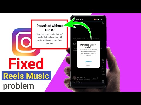 Download without music Instagram || instagram Reels save with audio || Reels audio problem