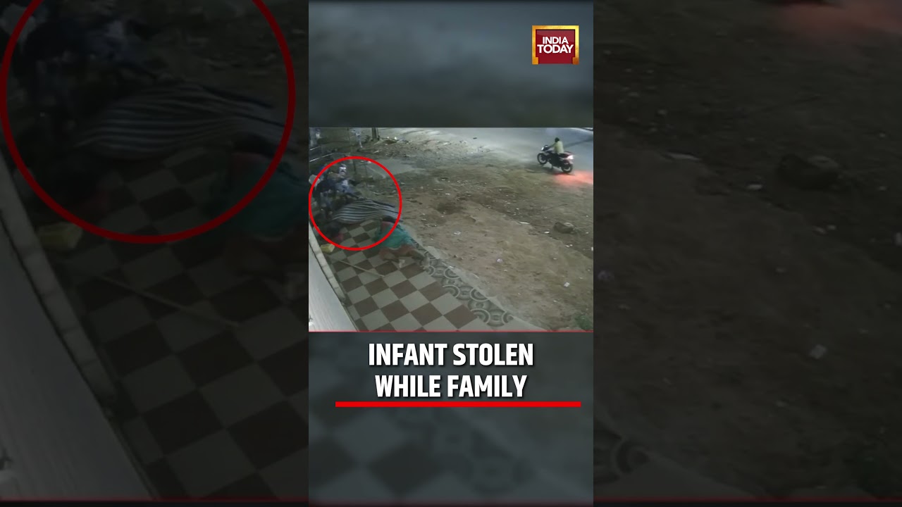Viral Hyderabad Video: CCTV Captures Baby Abduction Beside Sleeping Parents #cctv #hyderabad