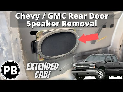1999 - 2006 Chevy / GMC Rear Door Speaker Install (Extended Cab)