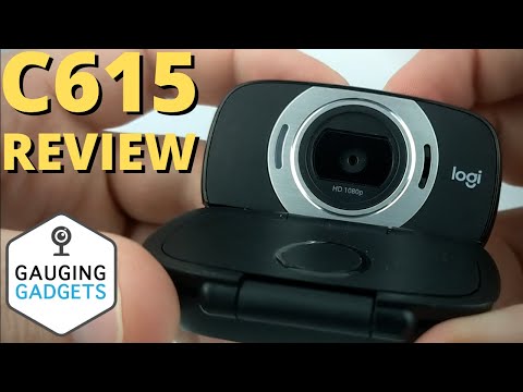 Logitech C615 HD Webcam Review and Setup - 1080p Camera for Zoom, Skype, Hangouts, and More
