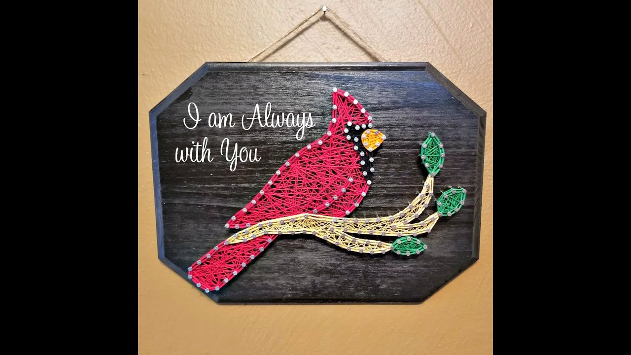 Cardinal String Art kit basic instructions tutorial
