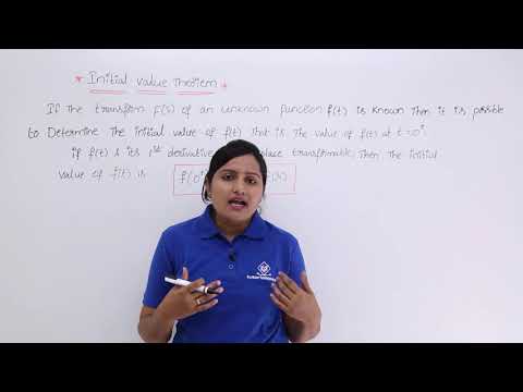 Initial Value Theorem Video Lecture - Crash Course (English) for Electrical Engineering - GATE