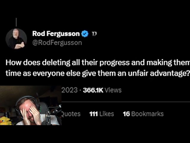 "As a theory-crafting Andy, that's cringe" - Quin69 comments on Rod ...