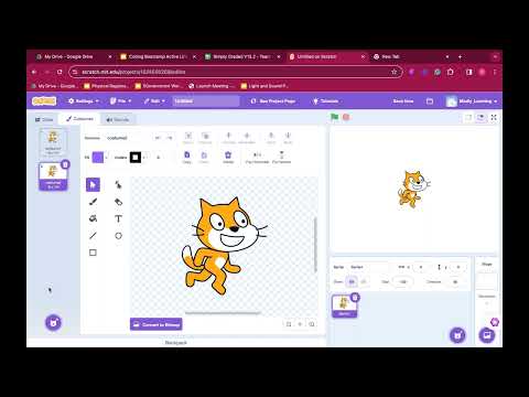 Scratch Basics – How to Change Costumes, Move Sprites Video Lecture ...