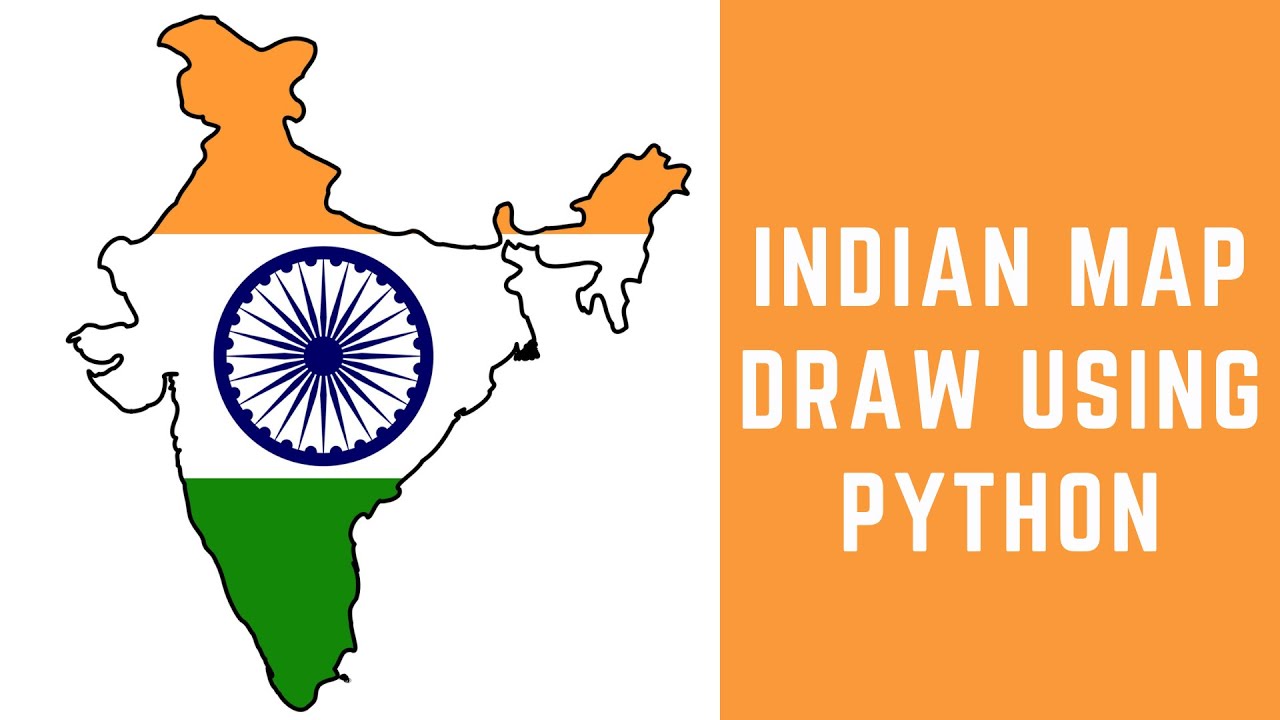 Draw Indian Map Using Python Turtle
