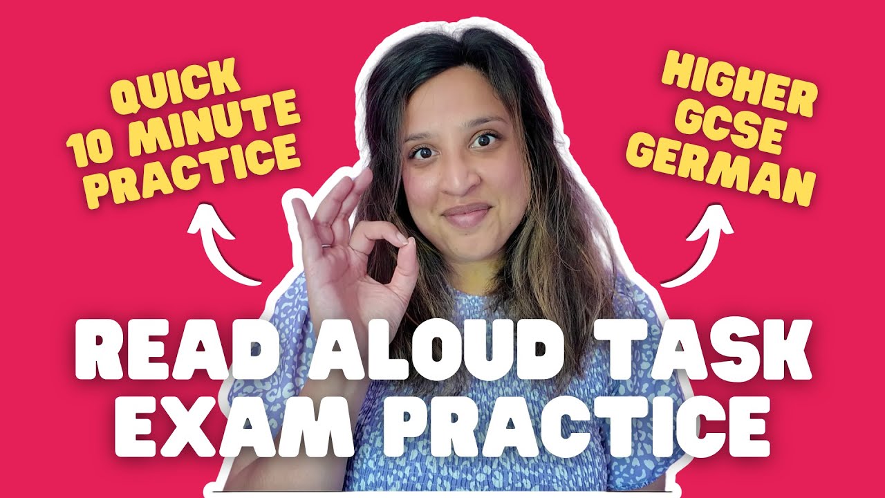 Read Aloud GCSE German Speaking Task - Boost Your Grade in Just 10 Minutes!
