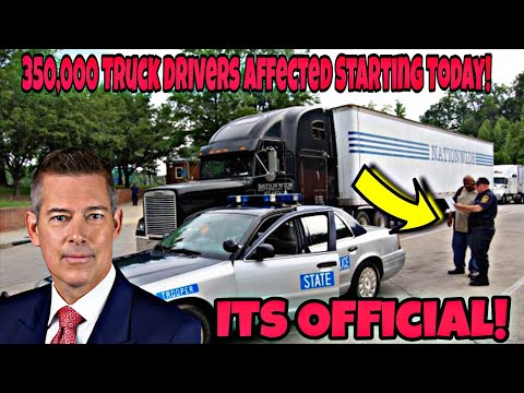 FMCSA Law Starts Today! 350,000 Truck Drivers Potentially Put Out Of Service During Inspections!