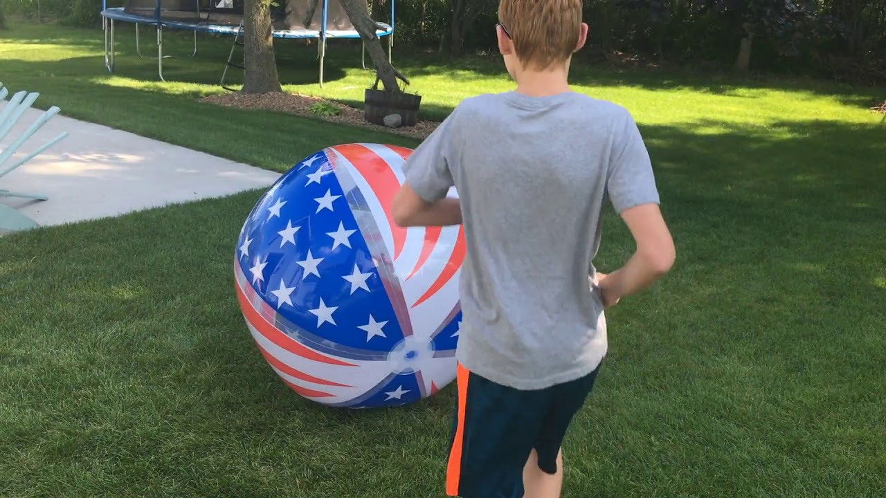 5ft Beach Ball Fail!