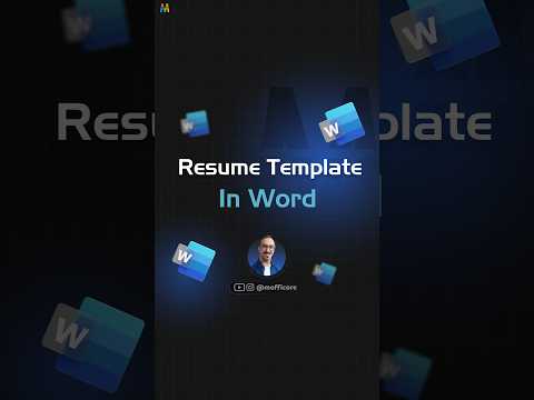 ✨ Cv Templates for free! 🤩 #word