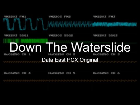 [Original] Down The Waterslide (YM2203 + HuC6280; Data East PCX)
