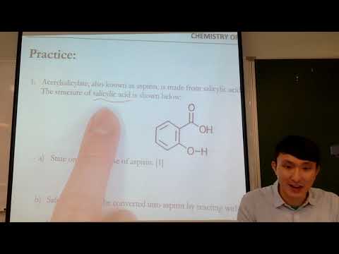 [9] F.5 Chemistry Organic Chemistry (aspirin, detergents)