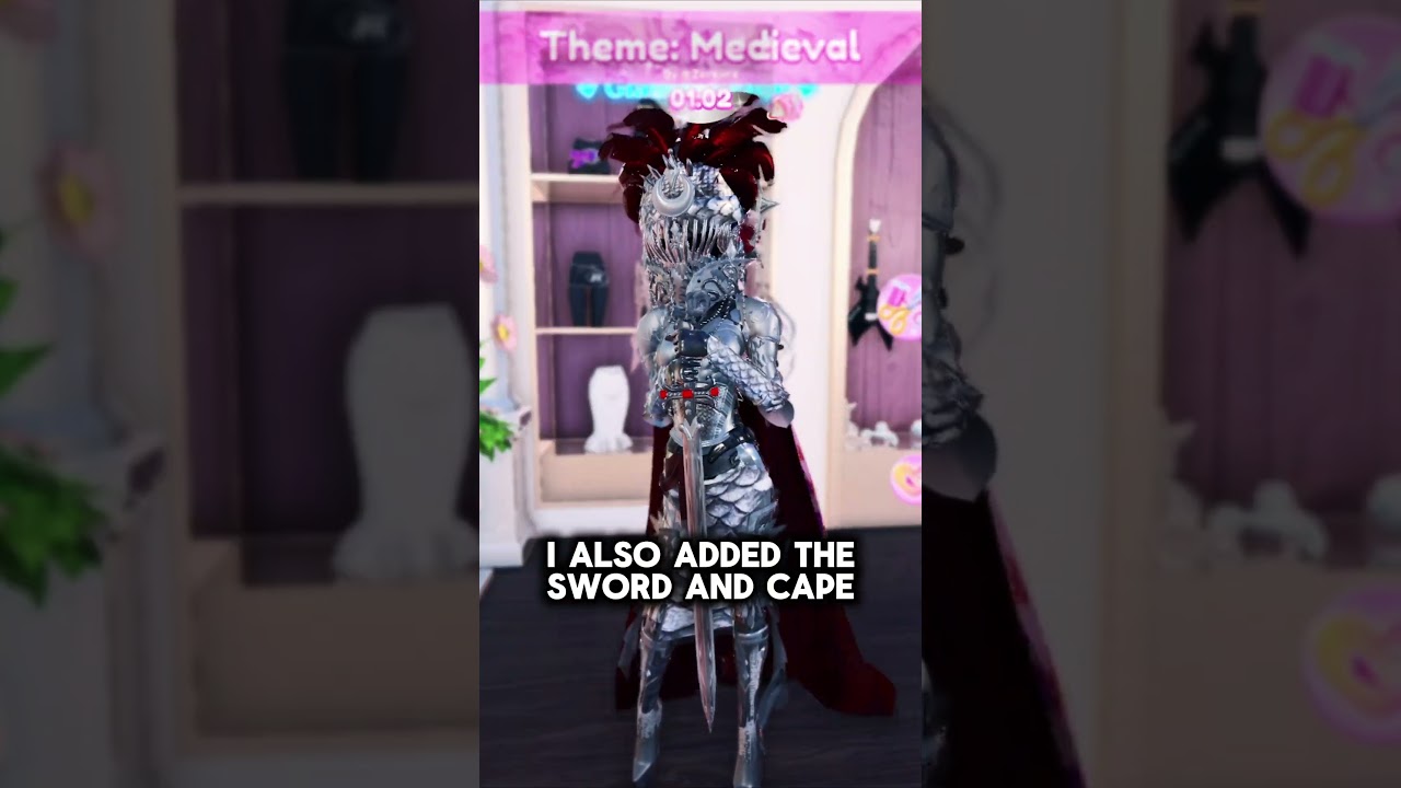MEDIEVAL KNIGHT GAMEPLAY #dresstoimpress #dti #dresstoimpressroblox #dtiroblox #viralshort #shorts