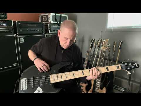 Zon Mosaic Mojo 5-string Bass Guitar (2021), Black, Maple | Reverb