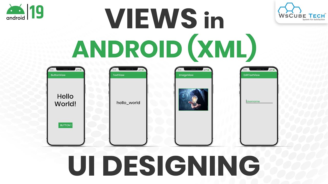 Views in Android: Text, Button, Image & Edit Text Views in Android | Android UI Designing