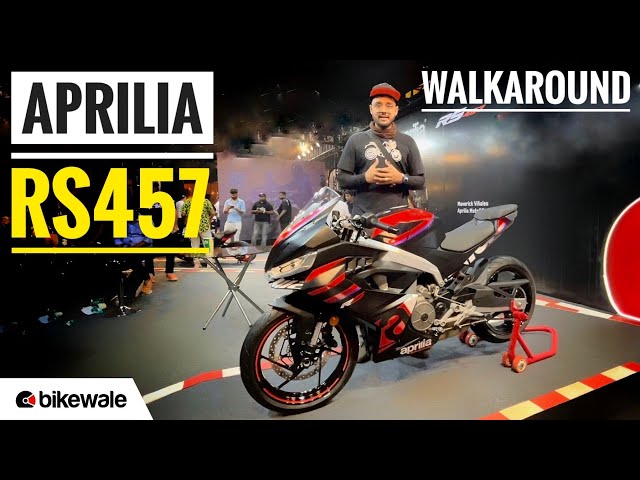 Aprilia RS 457 Walkaround | Price, Exhaust Sound, Specifications ...