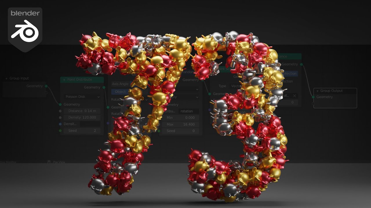 GeoNodes | EASY Typography | Blender 3.0