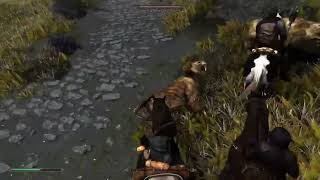 Encounter With Two Sabre Cats at Skyrim Special Edition Nexus - Mods ...