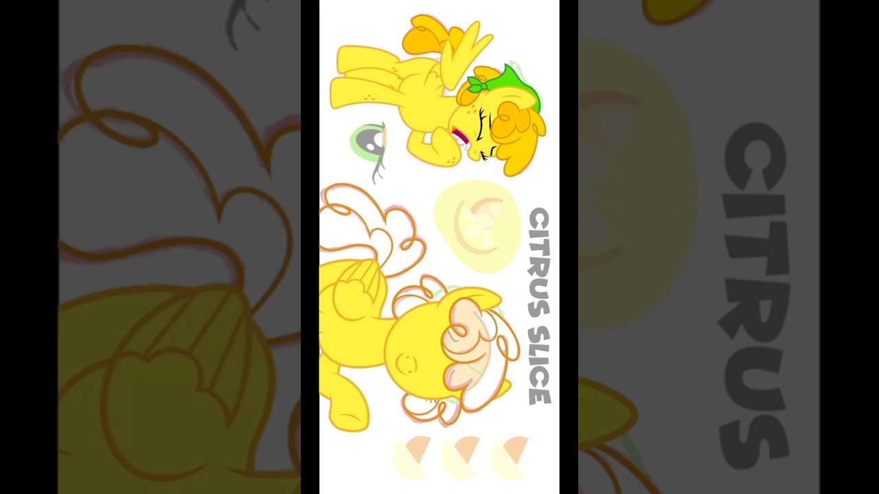 mlp base edit || citrus slice reference sheet