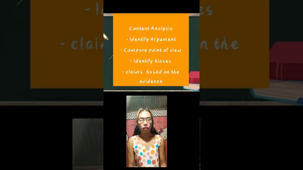 content and contextual Analysis of selected primary sources