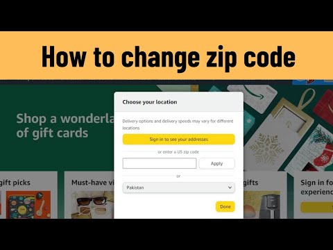 How to change Amazon zip code| zip code for Amazon|zip code and postal code|How to find zip code