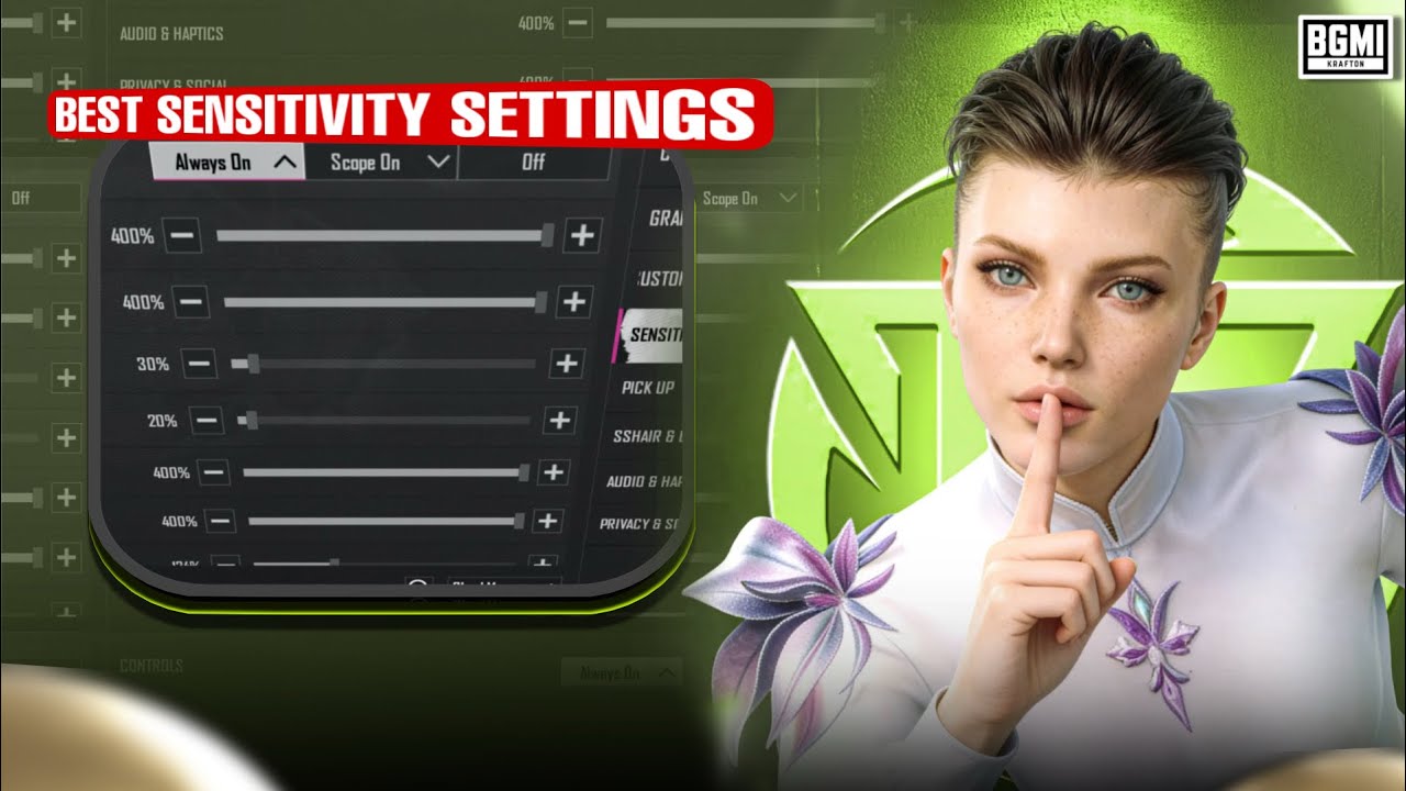 BGMI BEST 🔥 SENSITIVITY SETTINGS | BGMI SENSITIVITY CODE TODAY | BGMI ZERO RECOIL SENSITIVITY CODE