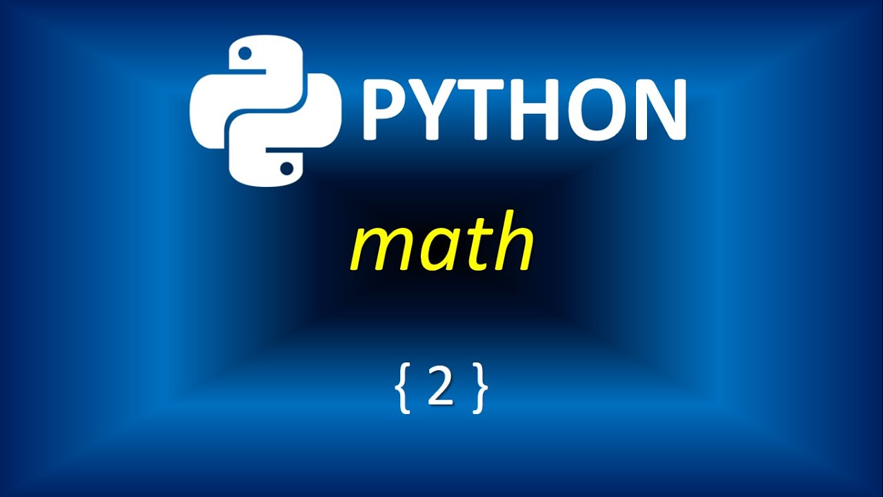 Python modules : Math
