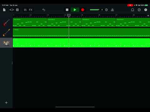 Blue Archive OST Burning Love on garage band (made by YuuY JaaJ)