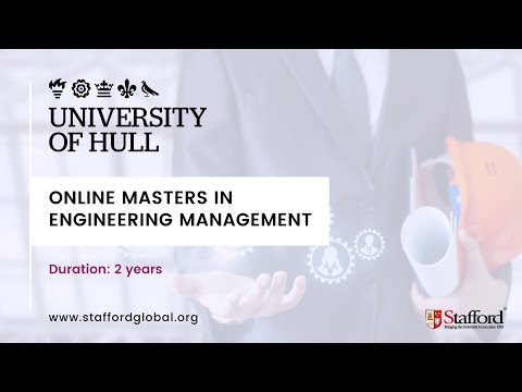 Universit of Hull Online Masters in Engineering Management : 1 Minute Video Tour