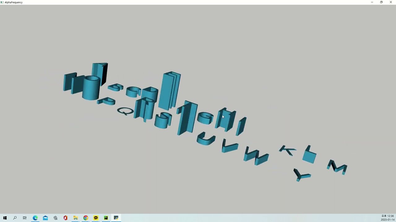 VTK Python Example - AlphaFrequency