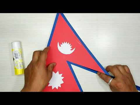 How to make National Flag of Nepal easily.