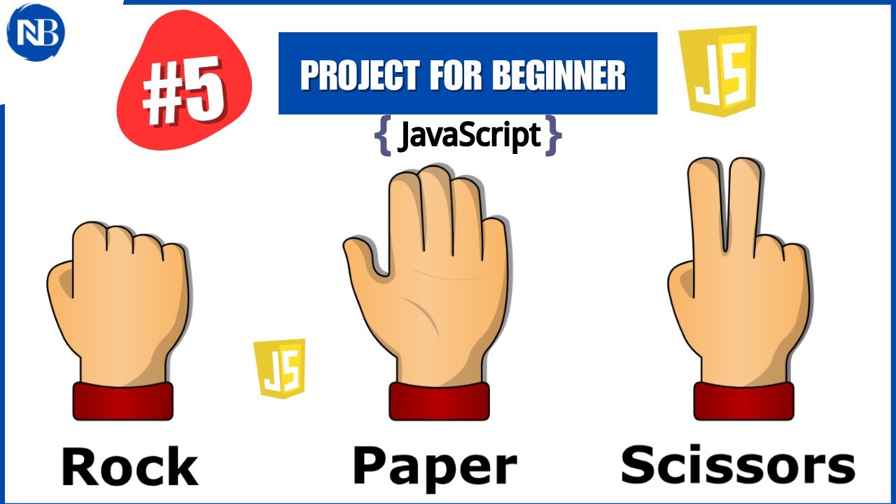 Rock Paper Scissors Game using JavaScript | Beginner JavaScript Project Tutorial