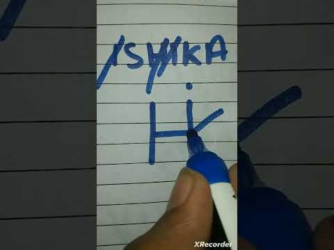 Ishika name logo/comment your name #logoart #art #shortvideo #whatsappstatus #shorts