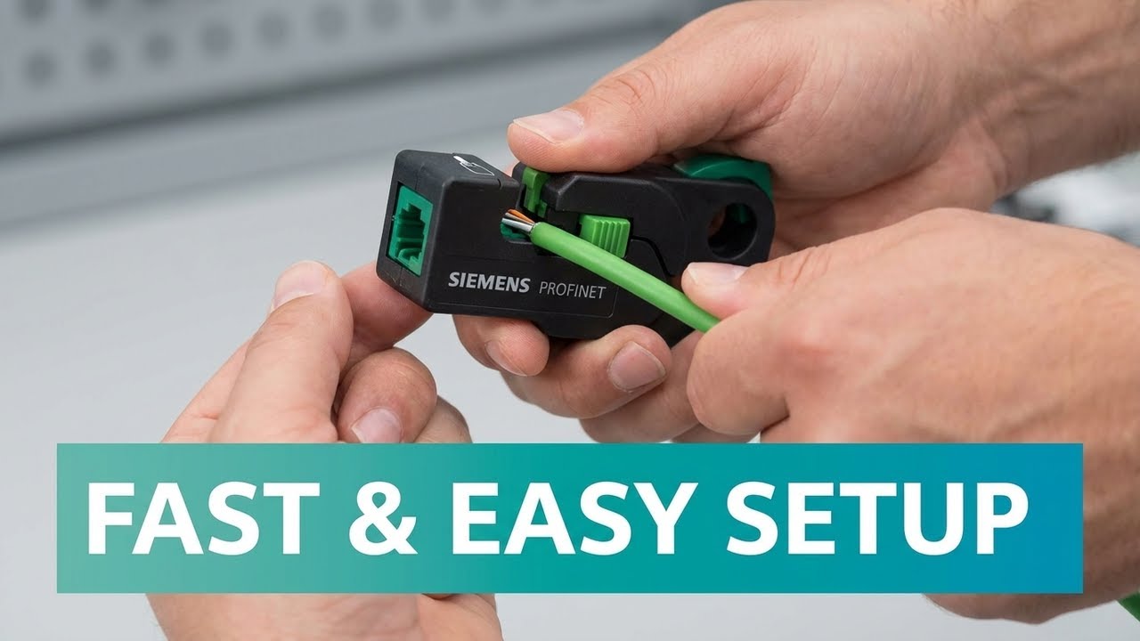 SIEMENS PROFINET CABLE SETUP | D.K ELECTRICALS AND ELECTRONICS DEMONSTRATION