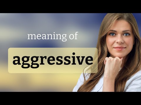 Understanding "Aggressive": More Than Just Anger