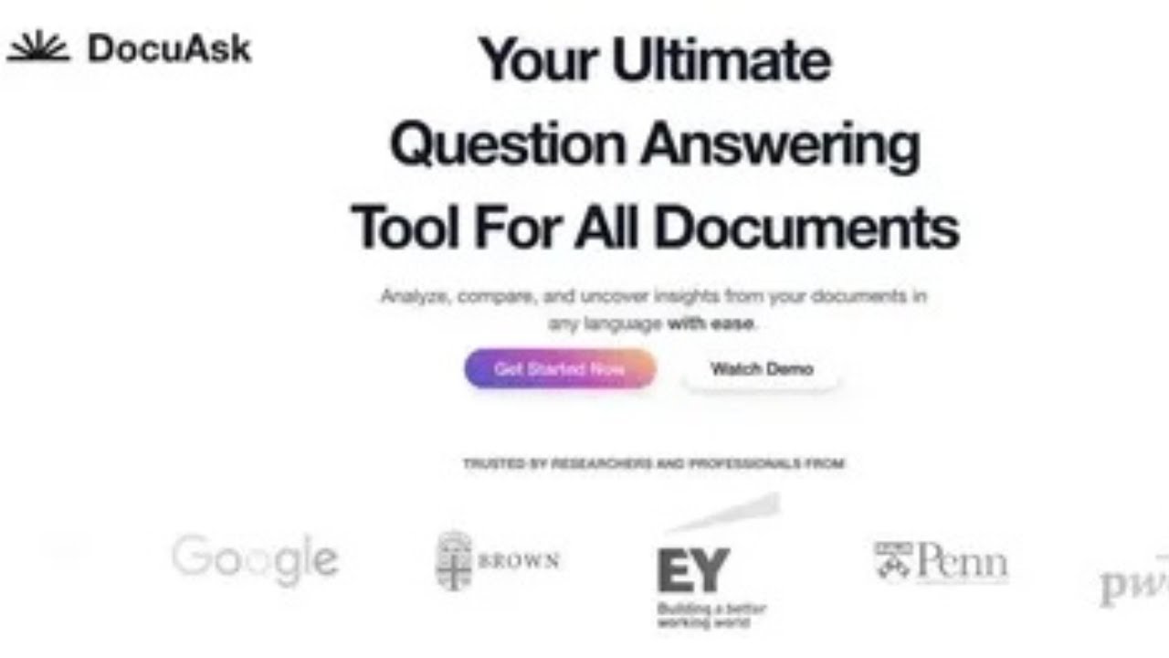 DocuAsk Lifetime Deal - The Best Smarter Document Analysis Tools