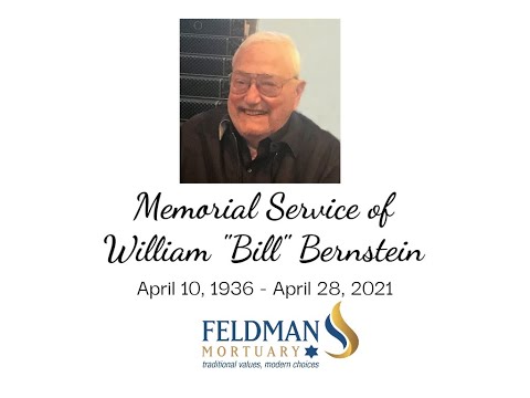 Memorial Service of William "Bill" Bernstein